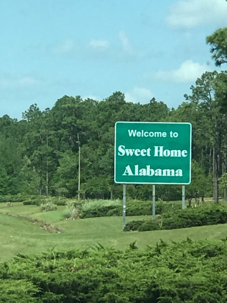 alabama-sign – Mustang Road Trip USA