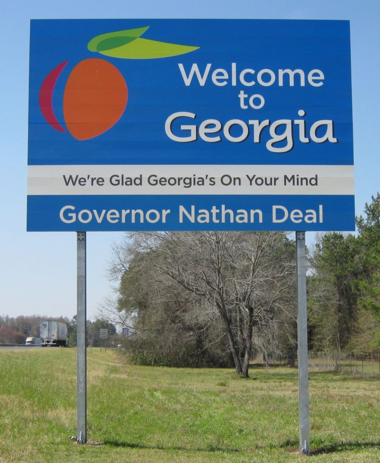 georgia-sign – Mustang Road Trip USA